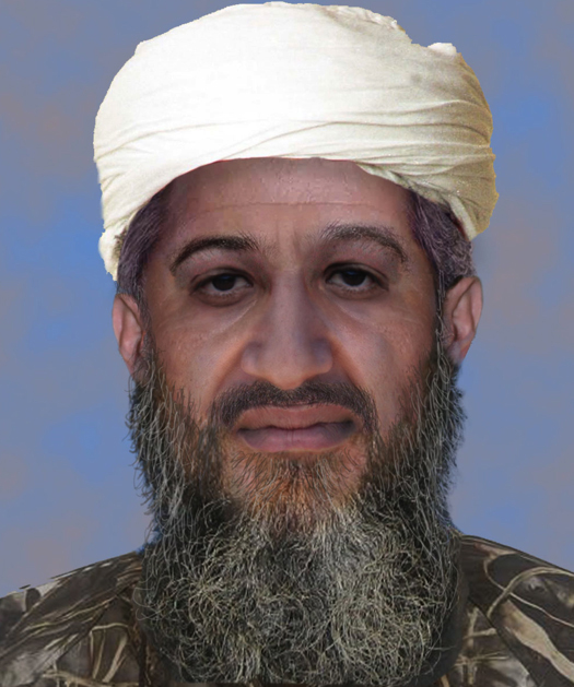 Osama Bin Laden Without Turban