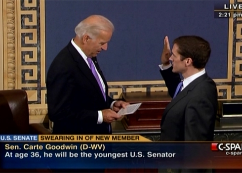 Carte Goodwin Sworn In As New West Virginia Senator - TPM – Talking ...