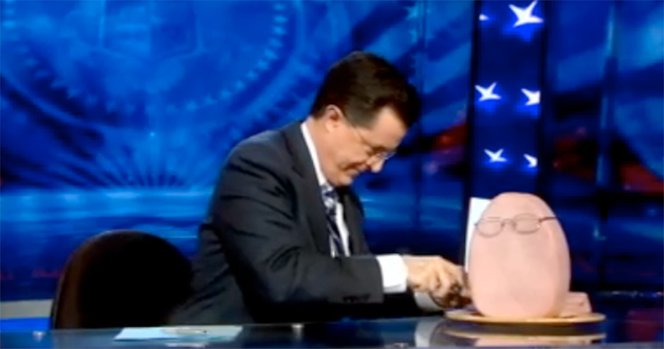 Colbert Takes A Bite Out Of Ham-Karl Rove (VIDEO) - TPM – Talking ...