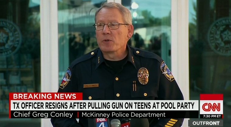 Police Chief Texas Officer S Actions At Pool Party Indefensible