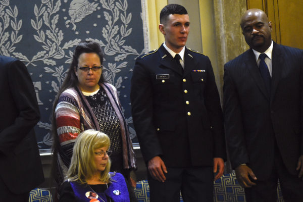 PHOTOS: Kim Davis Arrives For The State Of The Union Address - TPM ...