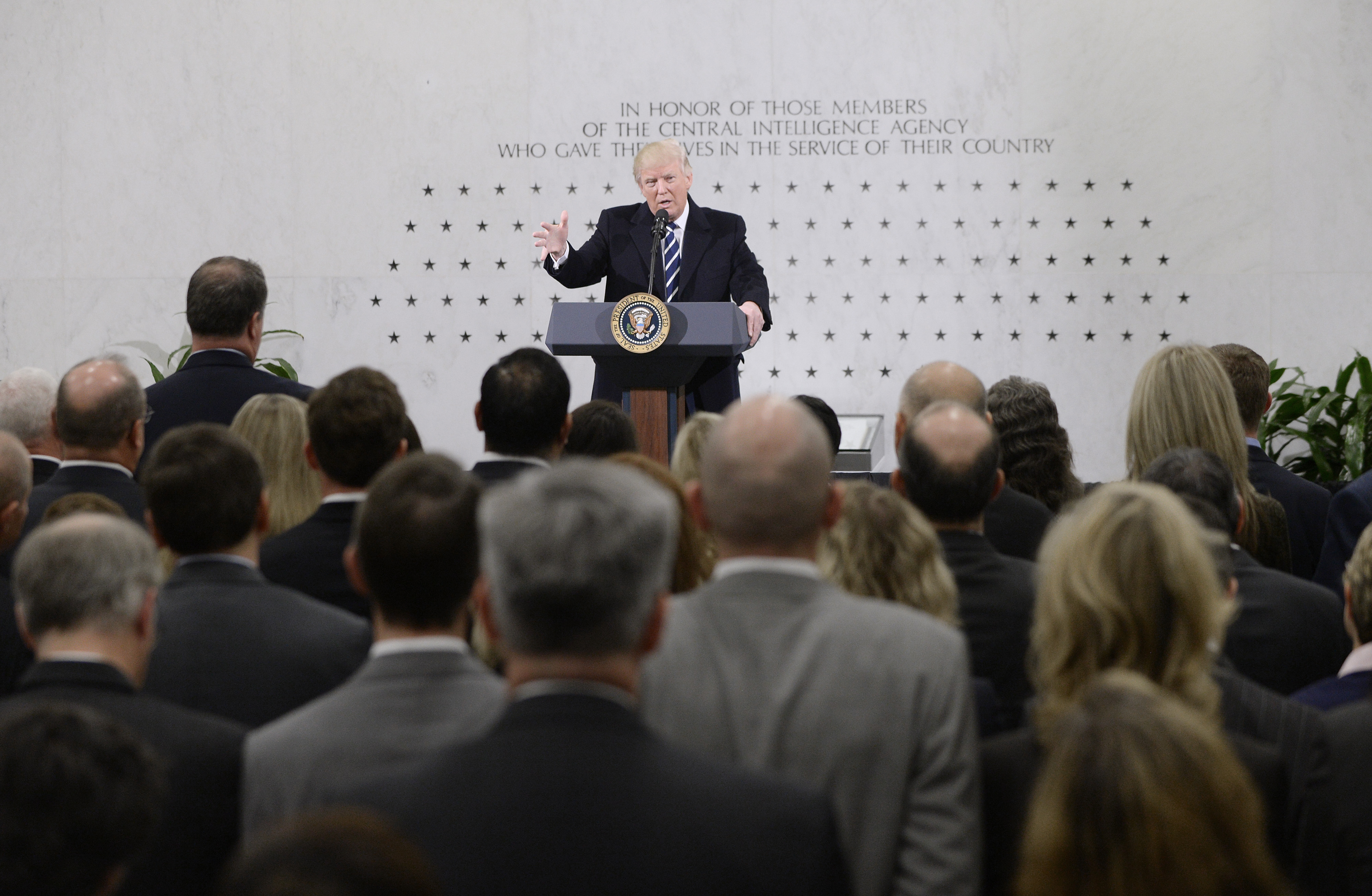 Report: Trump Stocked Audience At CIA Speech With Cheering Supporters ...