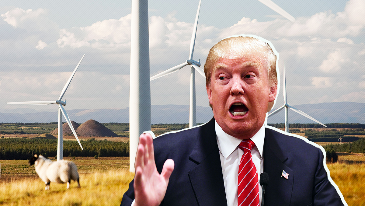 Trump Is Still Bringing Up His Hate For Wind Turbines — Here’s Why