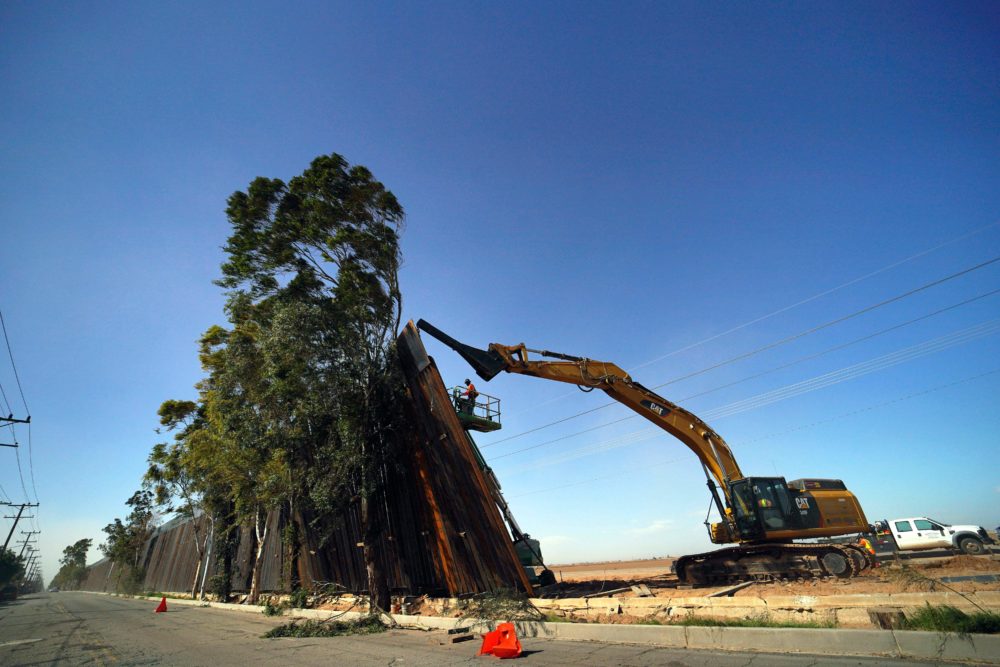 Trump’s ‘Very Powerful’ Border Wall Partially Collapses On Mexico’s Side