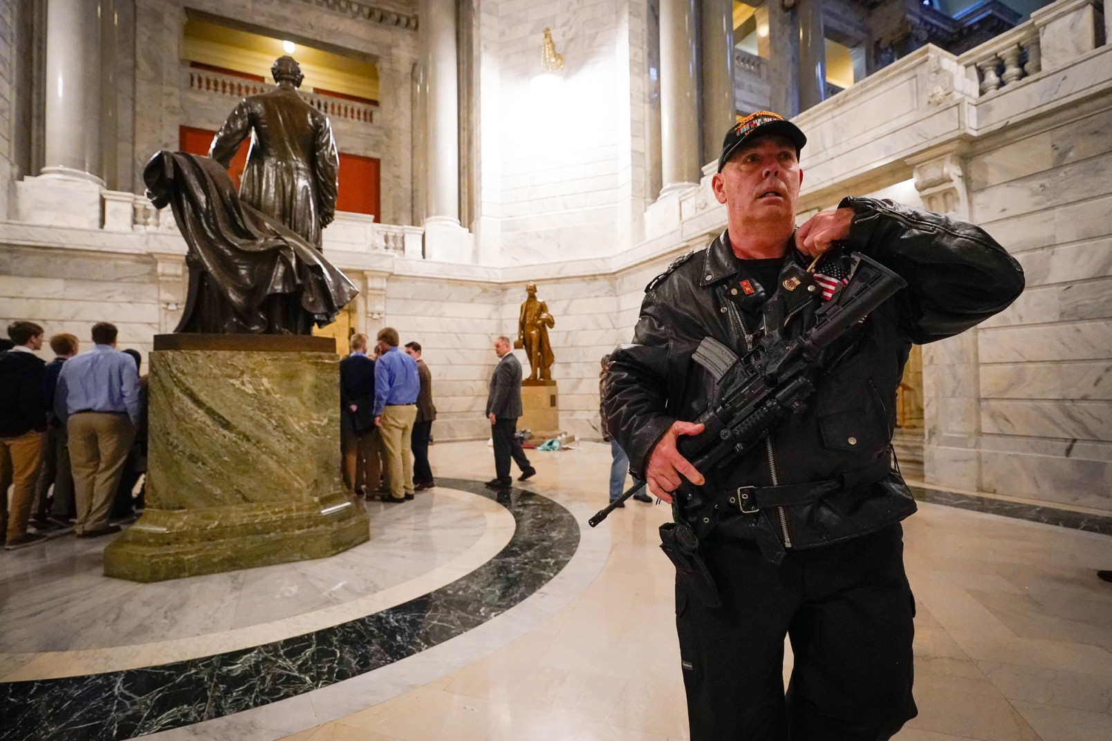 Gunmen, Some In Masks, Swarm KY Capitol For 2nd Amendment Rally - TPM ...