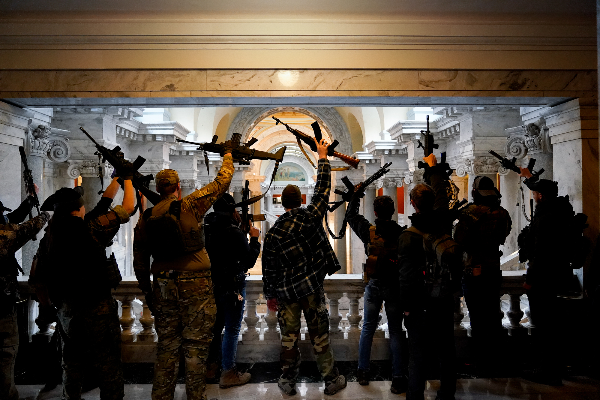 Gunmen, Some In Masks, Swarm KY Capitol For 2nd Amendment Rally - TPM ...