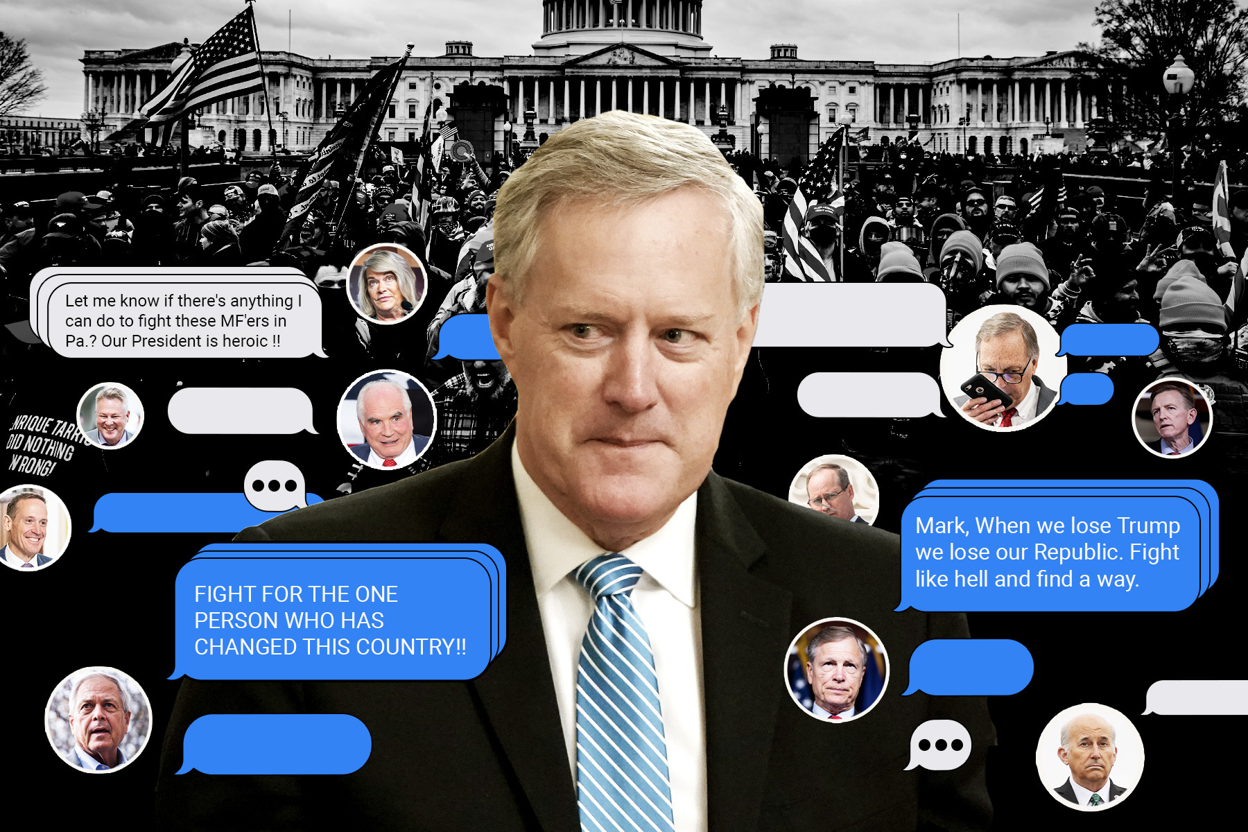 Mark Meadows Exchanged Texts With 34 Members Of Congress About Plans To ...