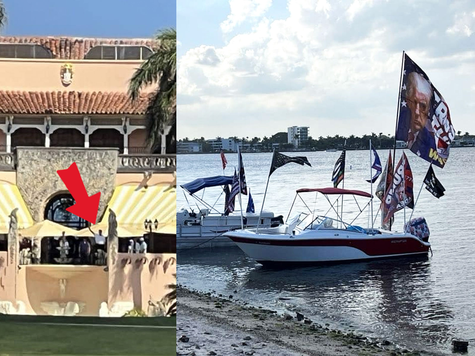Trump Invited Boat With Massive QAnon Flag To Dock At Mar-a-Lago For ...